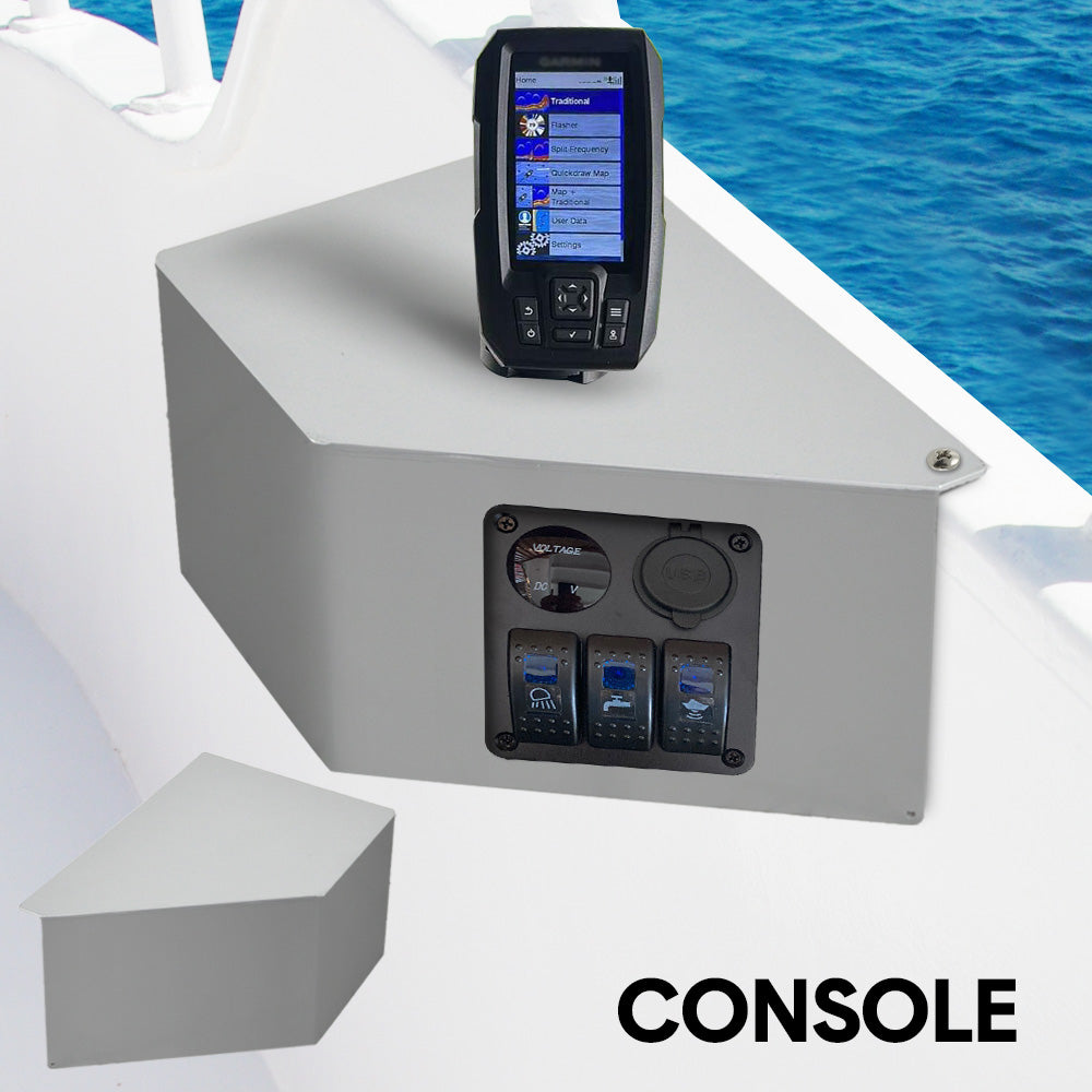 Side Console Boat Switch Panel Sounder Mount Alloy Bracket Oxidation ...