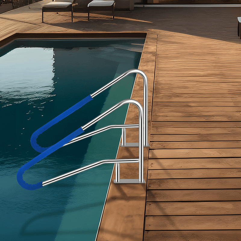 Swimming Pool Handrails Pool Railing Ladder Steps Grab With Base Plate ...