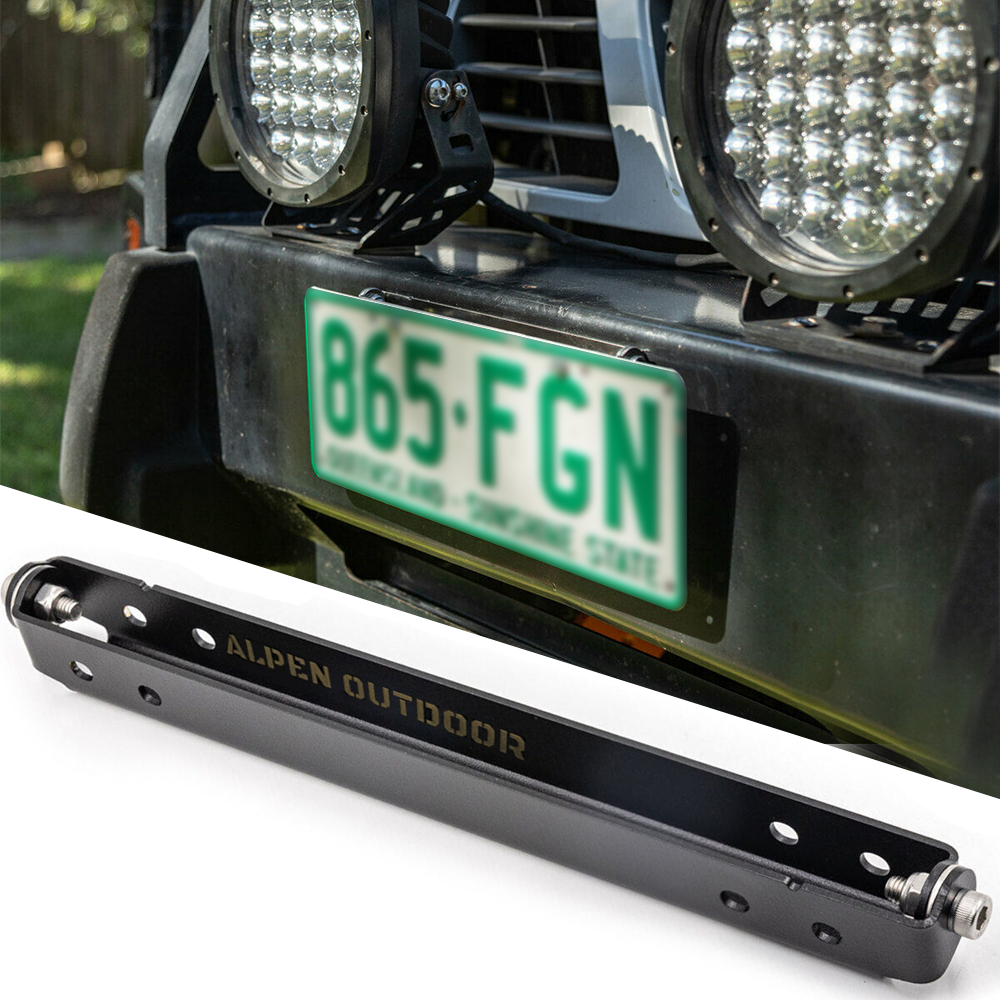Flip-Up Number Plate Winch Cover Number Plate Tilt Stainless Steel ...
