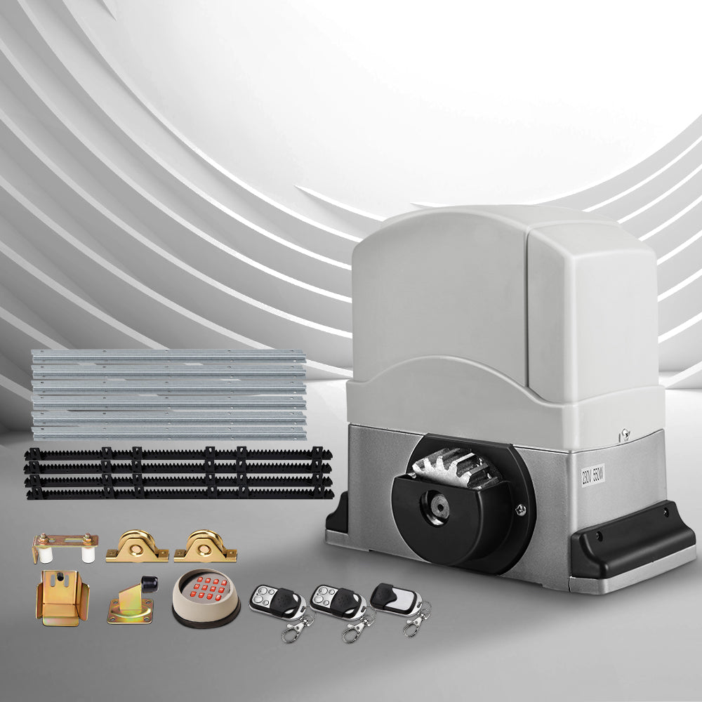 LockMaster Electric Sliding Gate Opener 800KG Keypad 4M – Yarra Supply