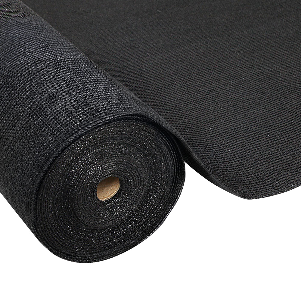 Instahut 30% Shade Cloth 3.66x30m Shadecloth Wide Heavy Duty Black ...