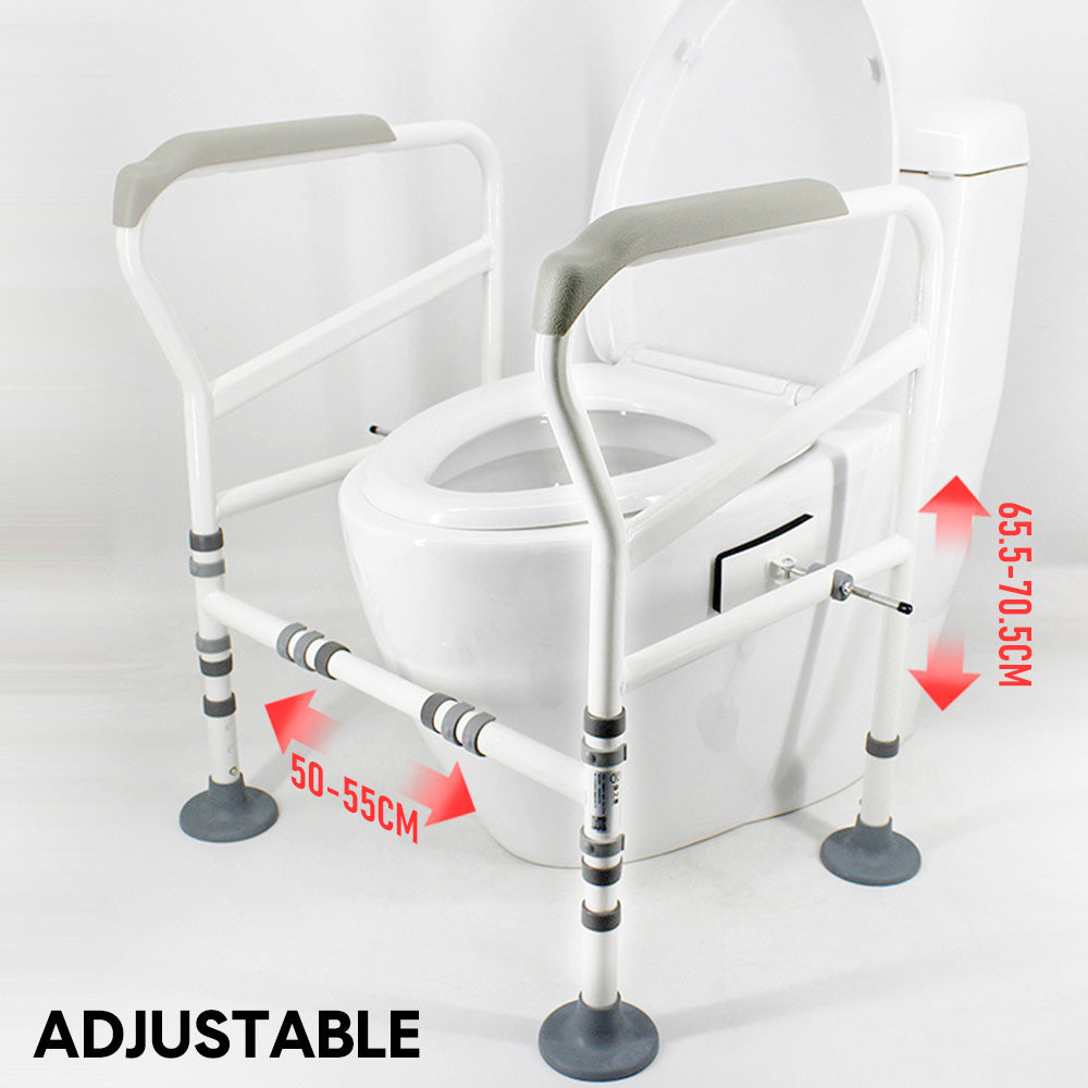 Toilet Frame Support Standing Assist Aid Safety Grab Handle Rail ...