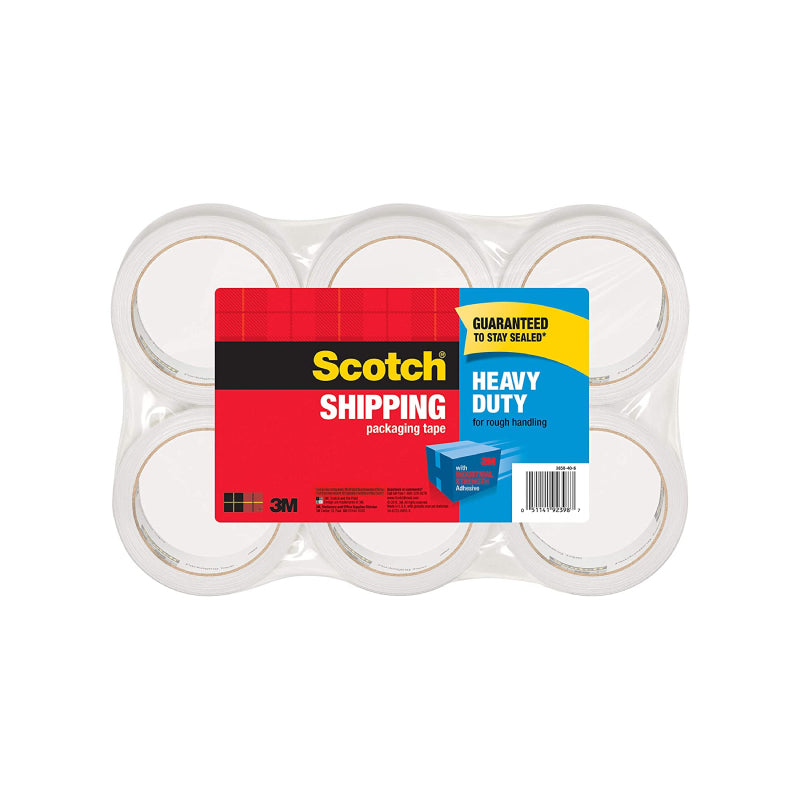 SCOTCH Packing Tape 3850-6-AU HD Pack of 6 – Yarra Supply