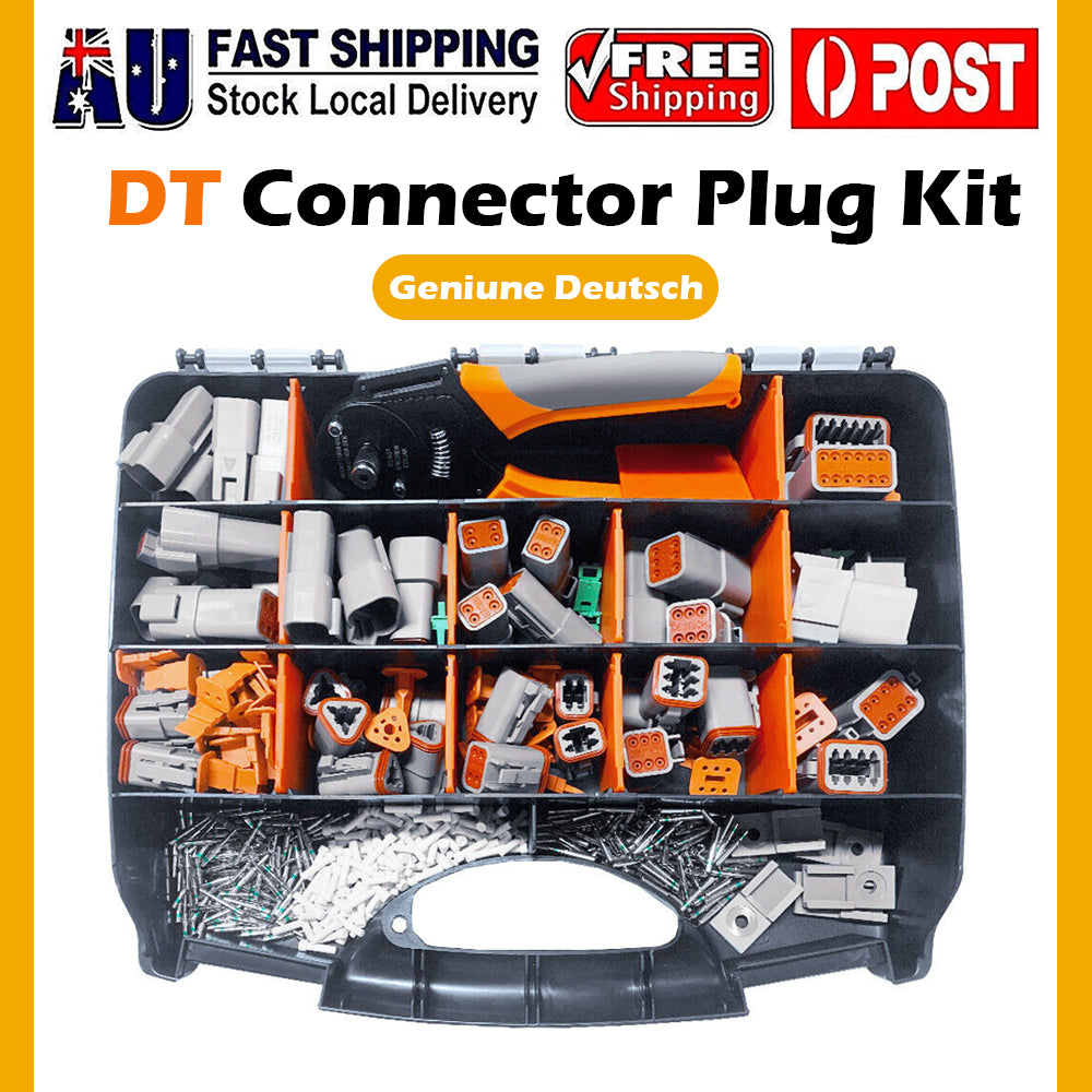 550PCS Deutsch Plug Tool Kit DT Connector With Genuine Automotive Crim ...