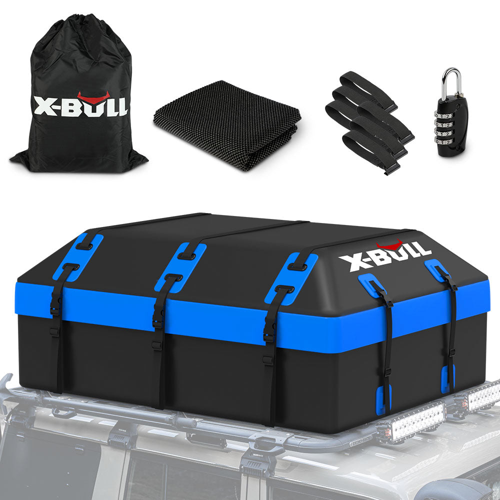 X-BULL Waterproof Car Roof Cargo Bag 595L Top Rack Carrier Luggage Sto ...