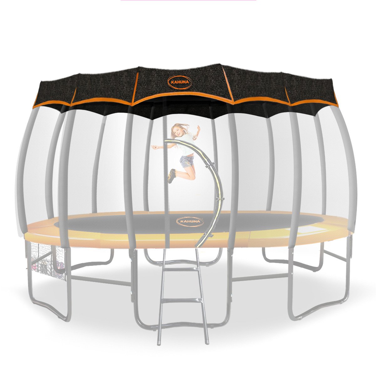 Kahuna 12ft Removable Twister Trampoline Roof Shade Cover – Yarra Supply