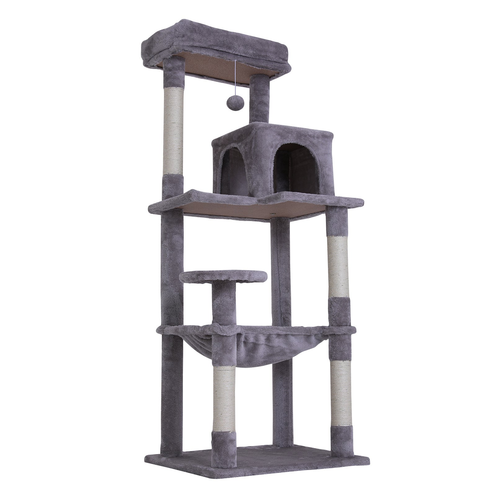 Cat Tree Multi Level Sisal Scratcher CATOPIA 143cm Condo House Tower G ...