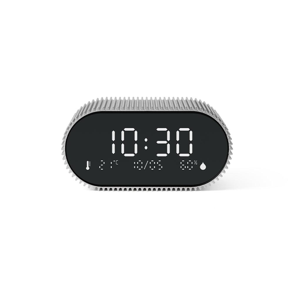 Lexon Ray Clock Lcd Alarm Clock With Temperature / Humidity Display ...