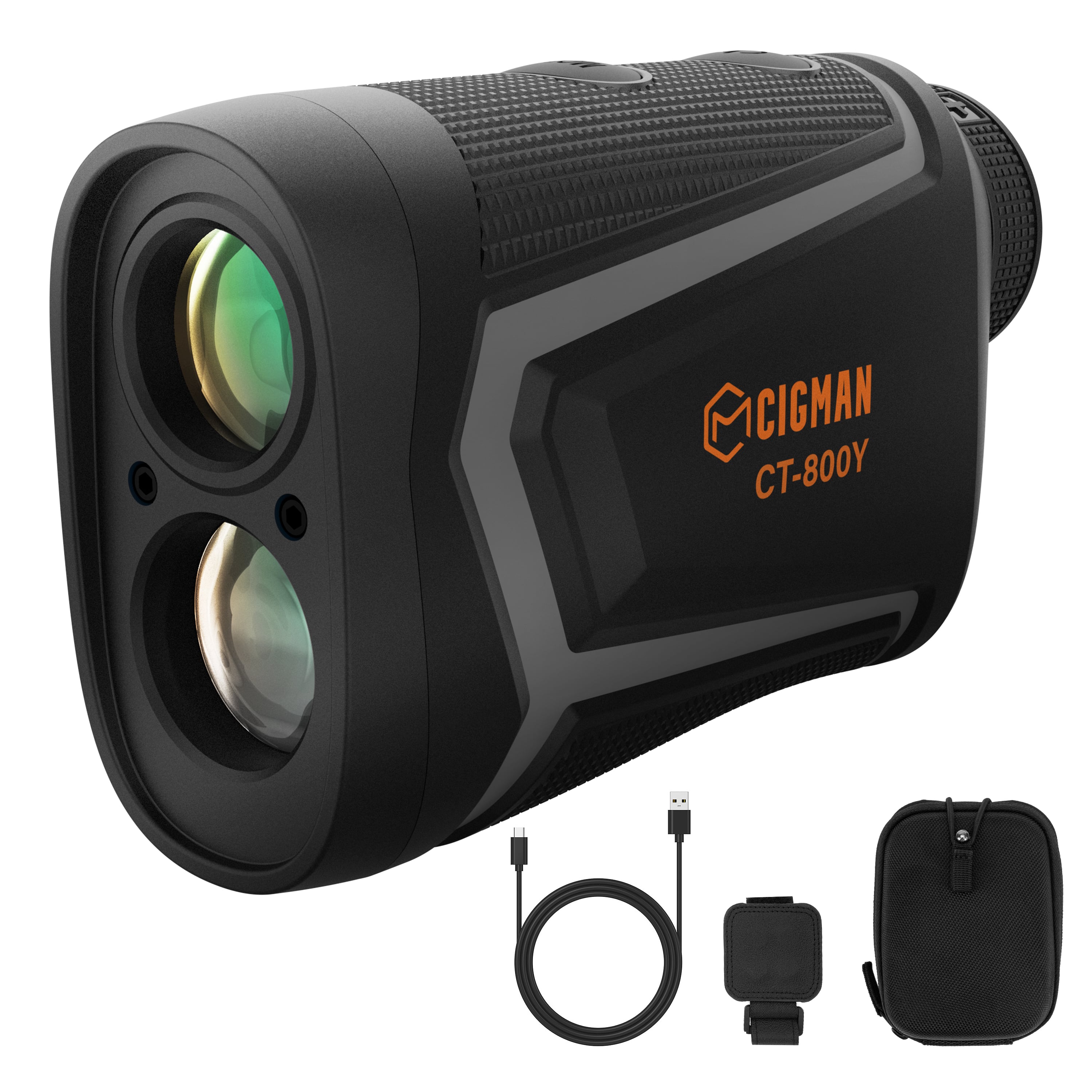 CIGMAN Golf Range Finder 800 Yards Laser Golf Rangefinder with Slope C ...
