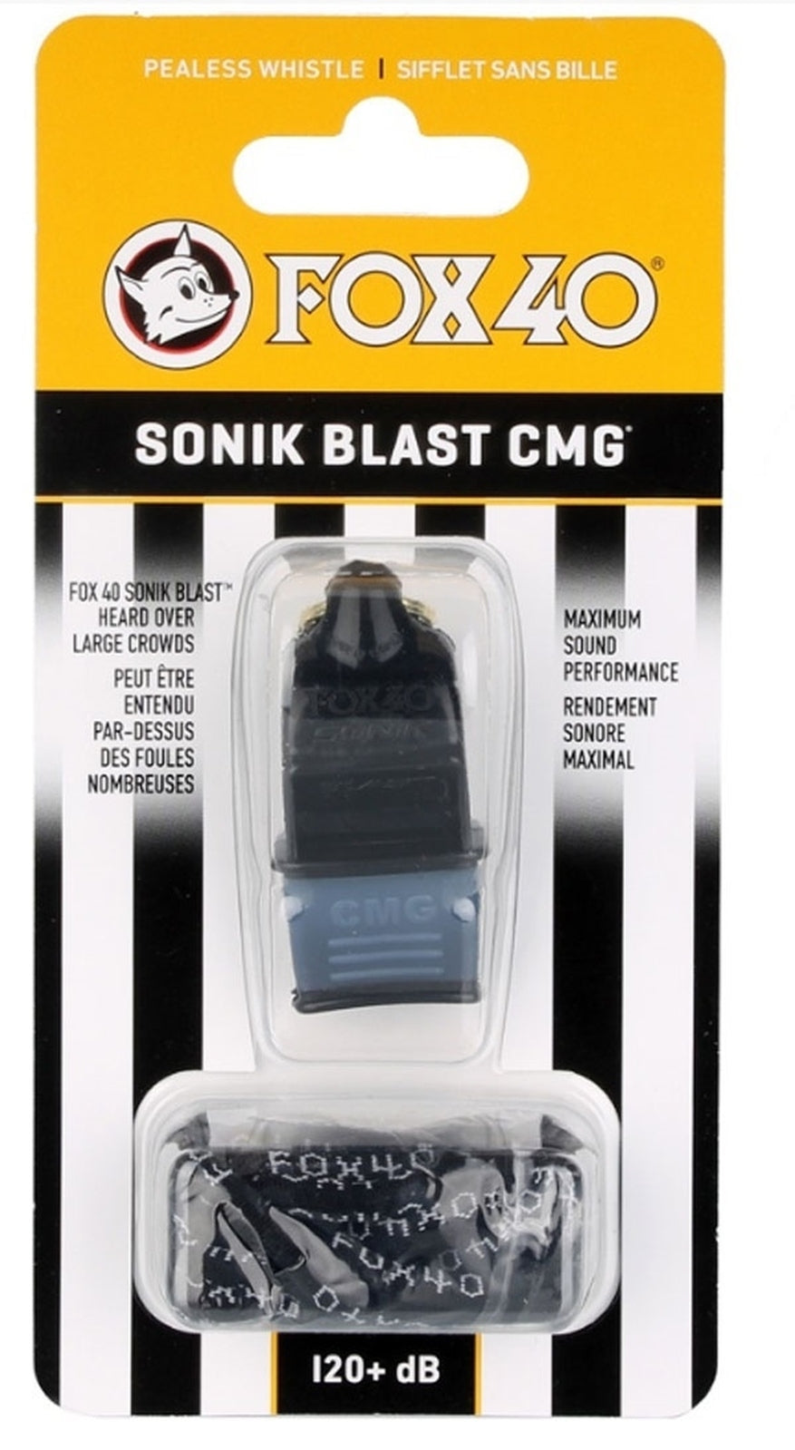 Fox 40 Sonik Blast CMG Pealess Whistle Outdoor Safety Referee Sports - – Yarra Supply