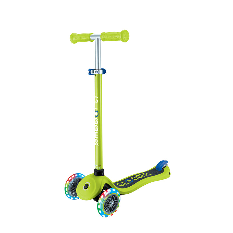 Globber Primo scooter Lights - Lime/Blue – Yarra Supply