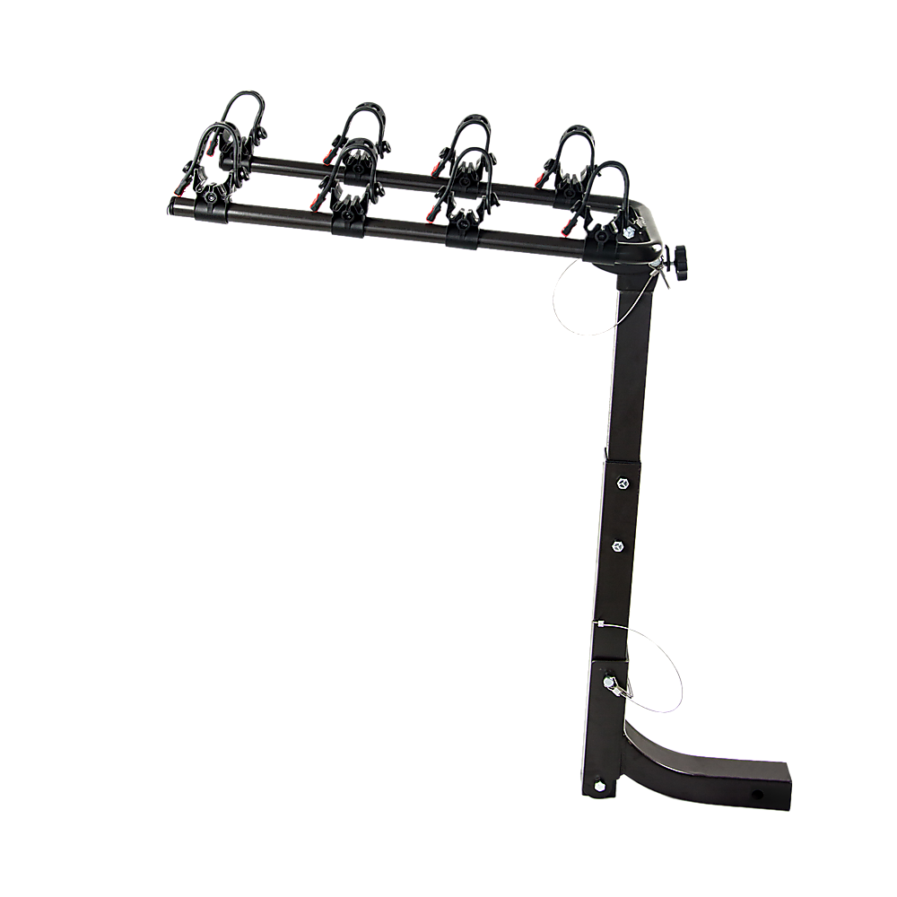 Premium 4-Bike Carrier Rack Hitch Mount Swing Down Bicycle Rack W/ 2 ...