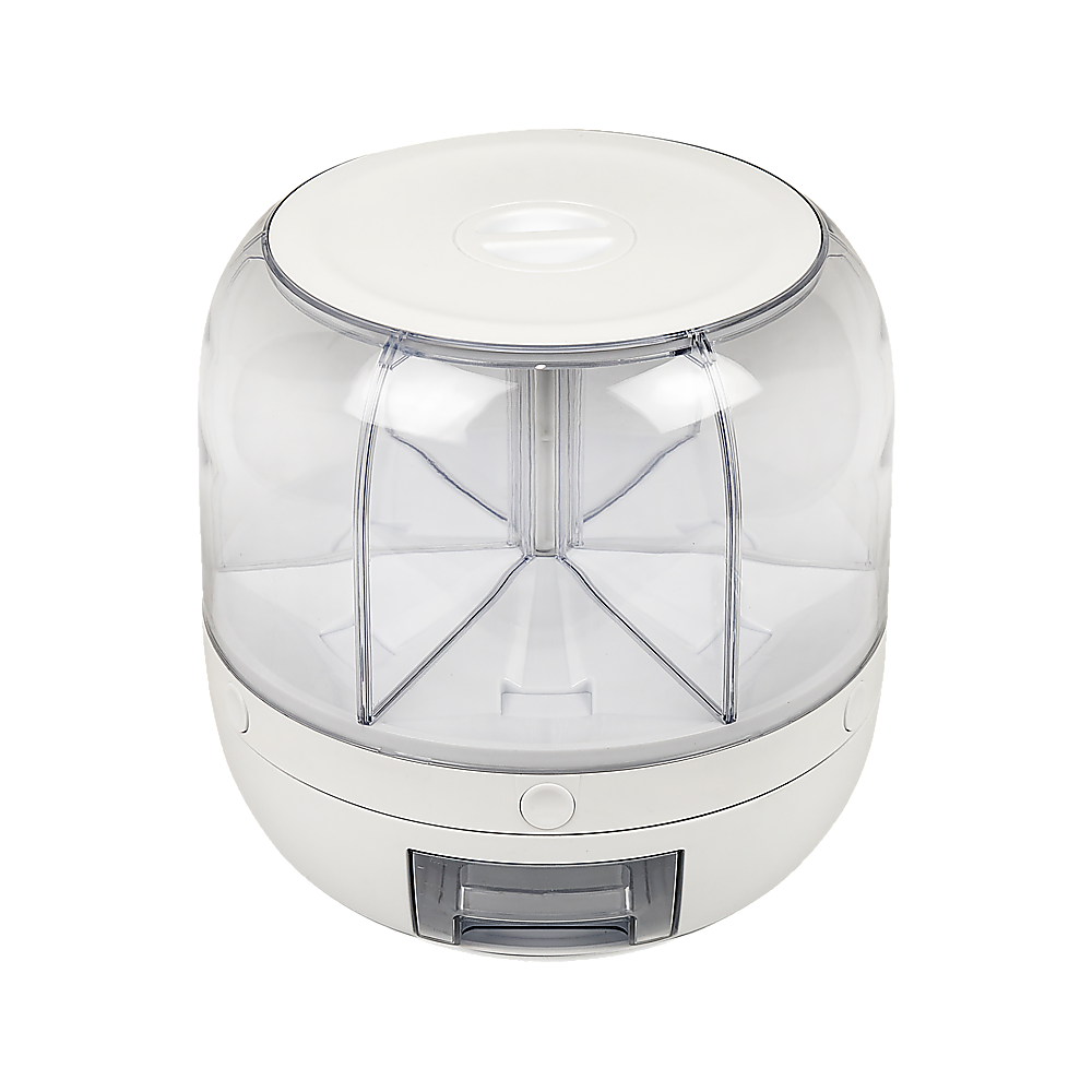 Rice Storage Cereal Dispenser Grain Container Rotating Dry Food Box ...