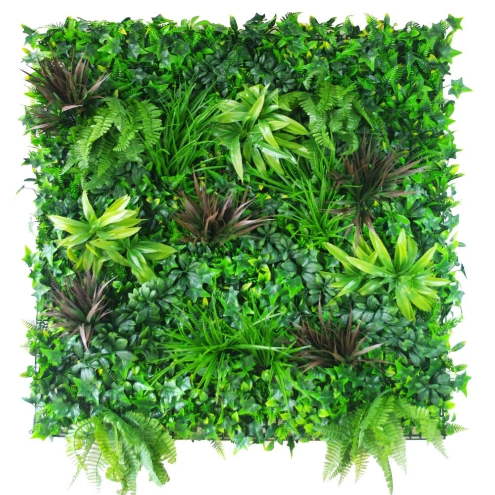 Coastal Greenery Vertical Garden / Green Wall UV Resistant 100cm X 100 ...