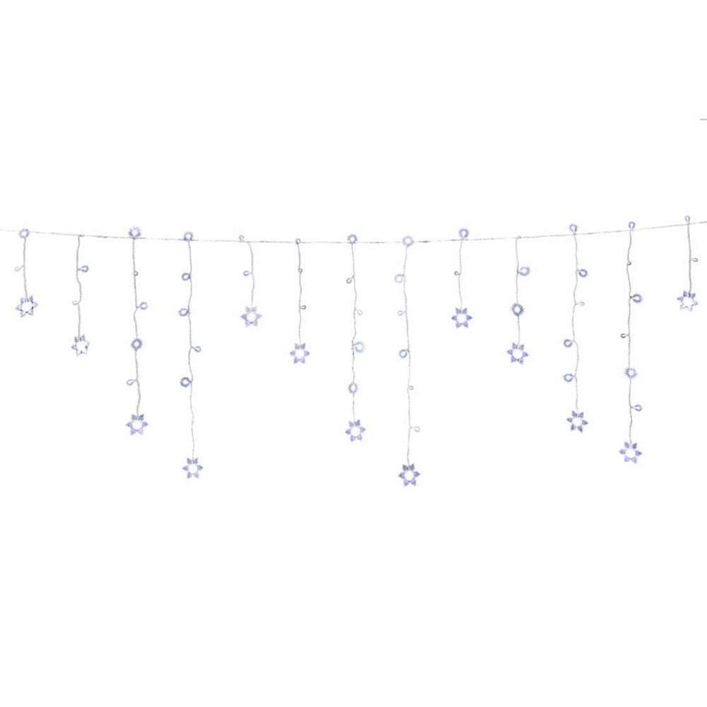 160 LED 6M Christmas Lights Icicle Light Solar Cold Jingle Jollys ...