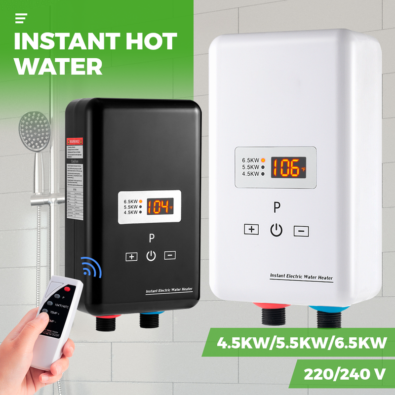 6500W Electric Instant Hot Water Heater System Under Sink Rapid Heatin