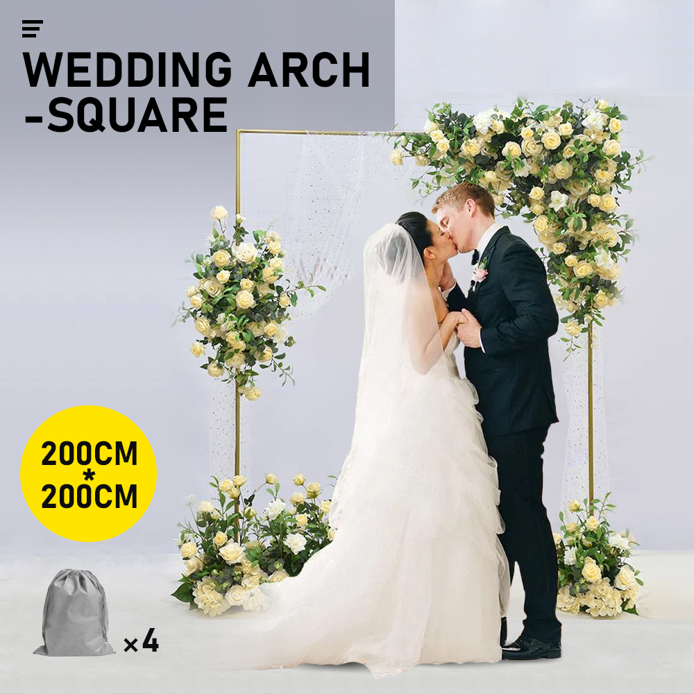 Square Wedding Arch | Backdrop Stand | For Wedding Ceremony Garden